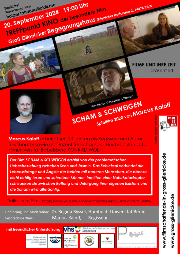 Filme und ihre Zeit: Treffpunkt Kino 20.09. „Scham und Schweigen ...